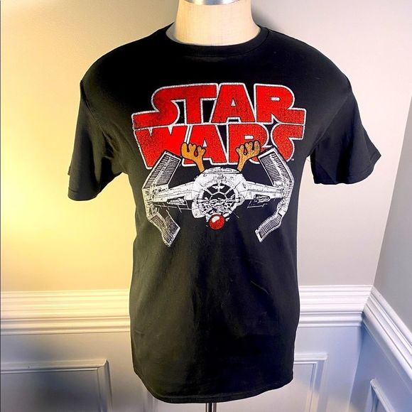 Star Wars | Shirts | Star Wars Mens Tshirt Christmas Tie Fighter ...